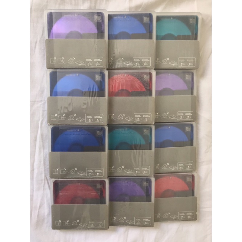 12 Minidisc Sony Color Collection 80m Lacrados | Shopee Brasil