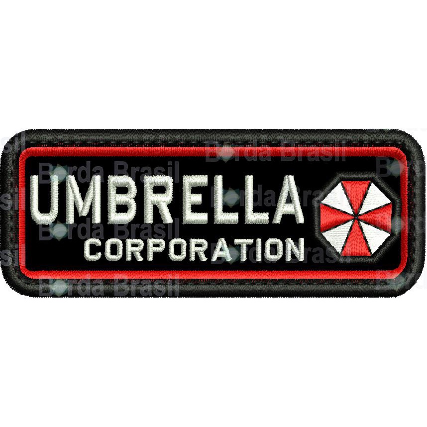 KIT 7 PATCHS UMBRELLA CORPORATION BORDADO TERMOCOLANTE ou carrapicho ou ...
