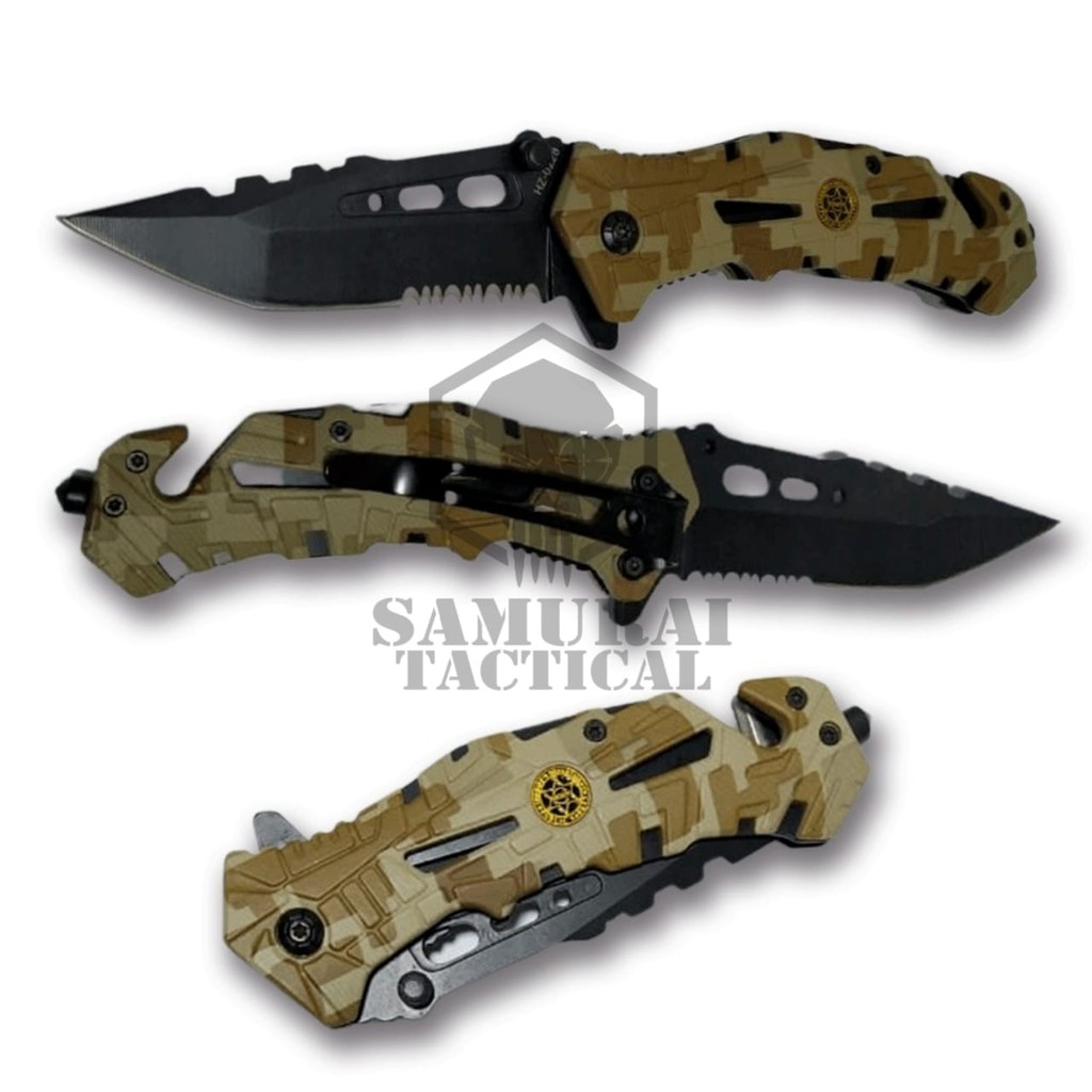 Canivete Tático Camuflado Militar Forças Especiais Desert | Shopee Brasil
