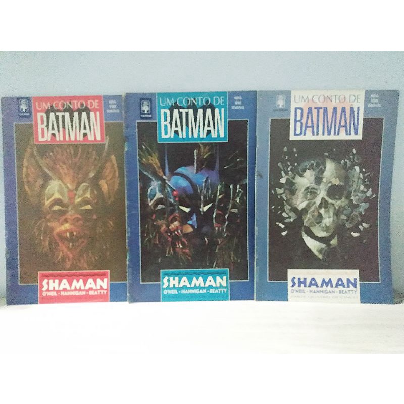 hq um conto de Batman Shaman vol 1, 2, 4 DC Comics abril jovem nerd ...