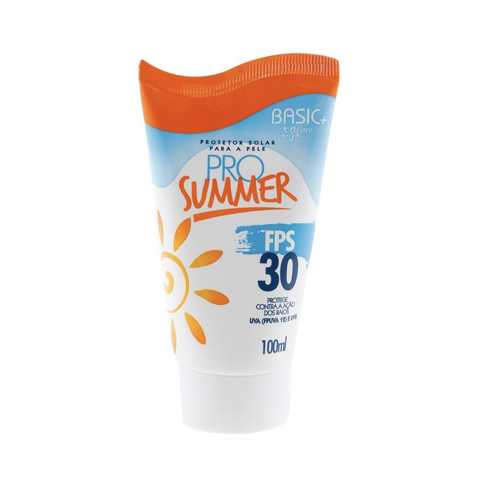 Protetor solar Pro Summer FPS 30 Basic + Care 100 ml | Shopee Brasil