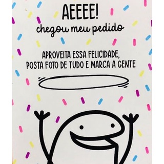 30 MINI PANFLETOS - Meme Flork - Agradecimento pela Compra/Cliente ...