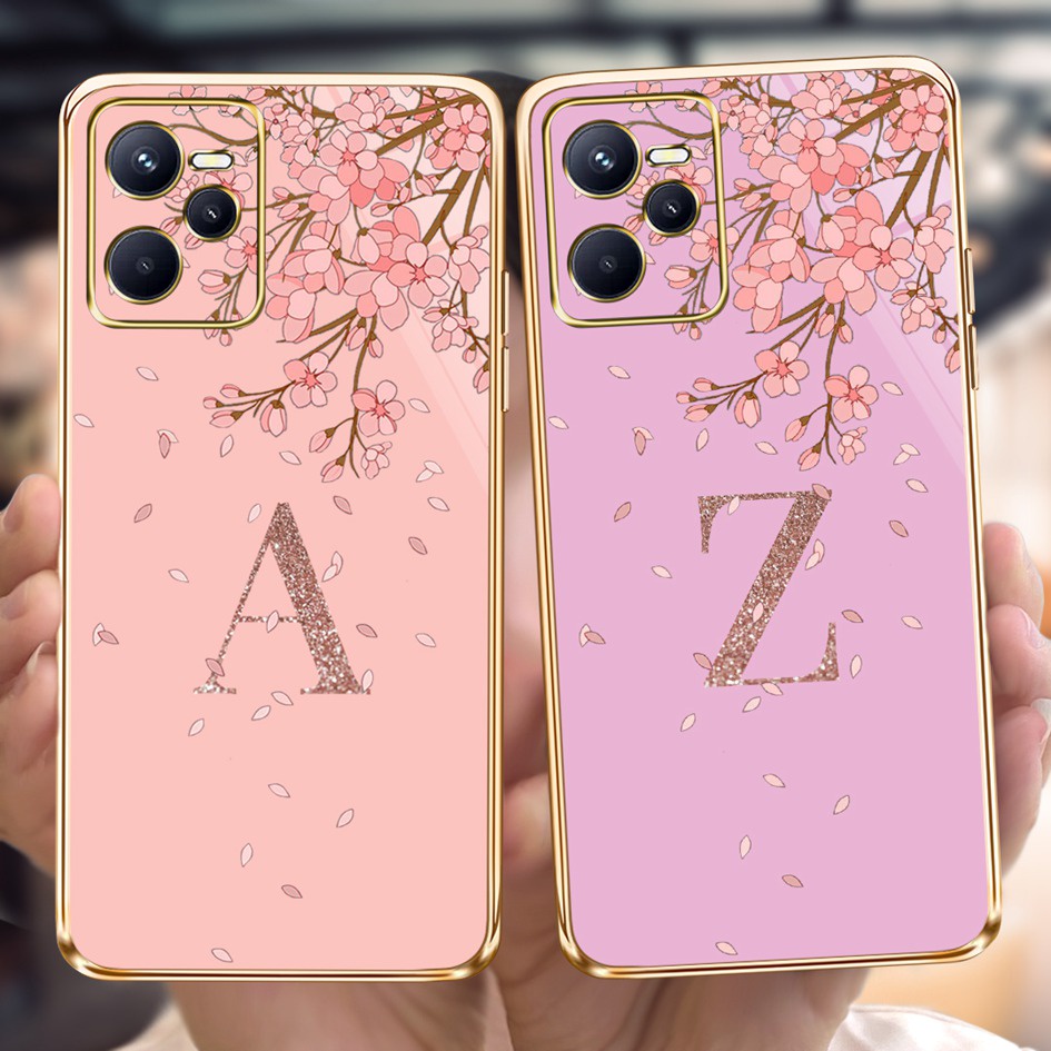 Capa Do Alfabeto Letras Realme C35 RMX3511 De Luxo Macio Narzo 50A ...