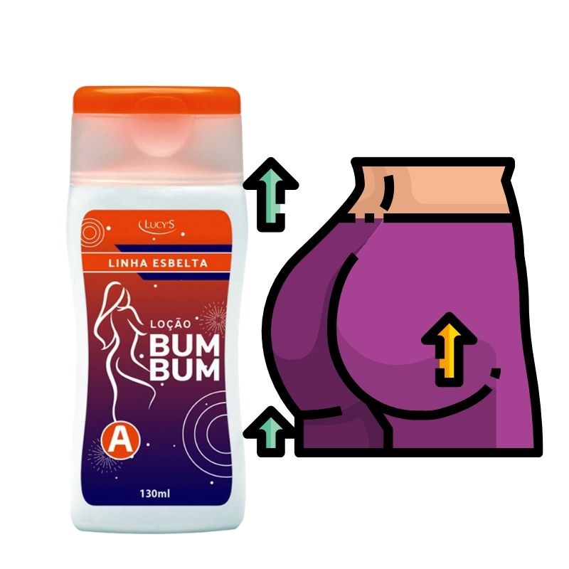 Aumenta Bumbum Loção para Auxilio no Aumento do Bumbum A - 130ml ...