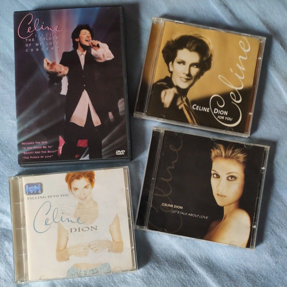 Dvd Celine Dion Concert e 3 Cd Falling Into You Lets Talk About Love Titanic | Shopee Brasil