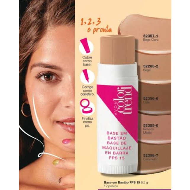 Base em Bastão Bege Avon | Shopee Brasil