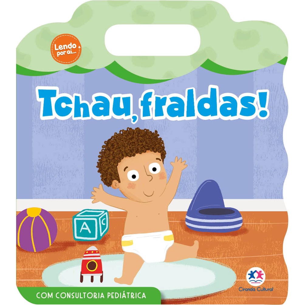 Livro Cartonado Com Alca - Tchau, Fraldas | Shopee Brasil