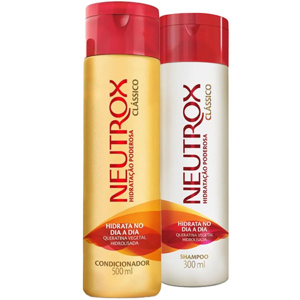 Kit Neutrox Clássico Shampoo 300ml + Condicionador 500ml | Shopee Brasil