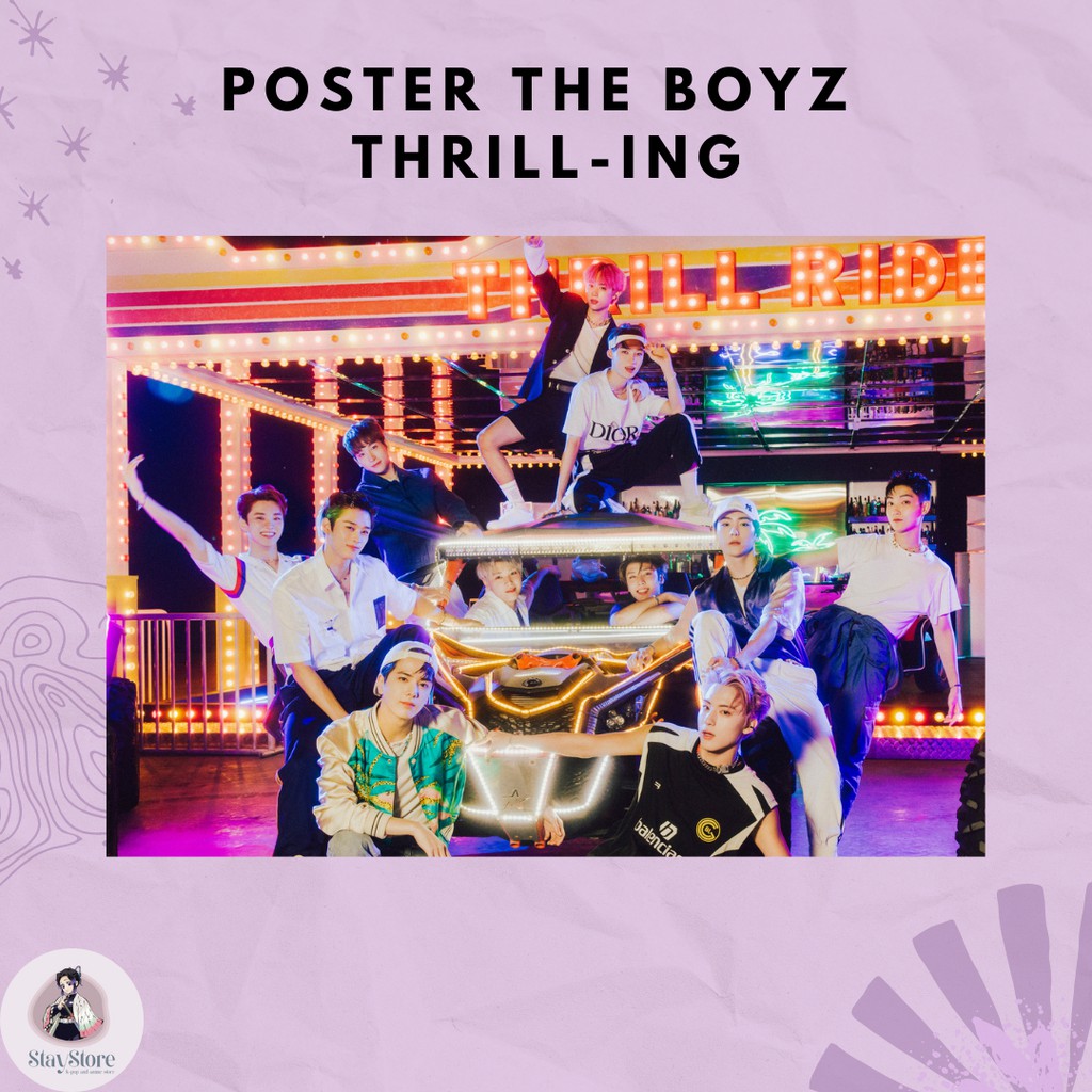 Poster The Boyz Thrill-Ing K-Pop 20x30cm A4 KPop | Shopee Brasil