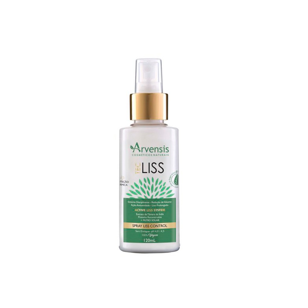 Arvensis Spray Finalizador Liss Absoluto 120mL | Shopee Brasil