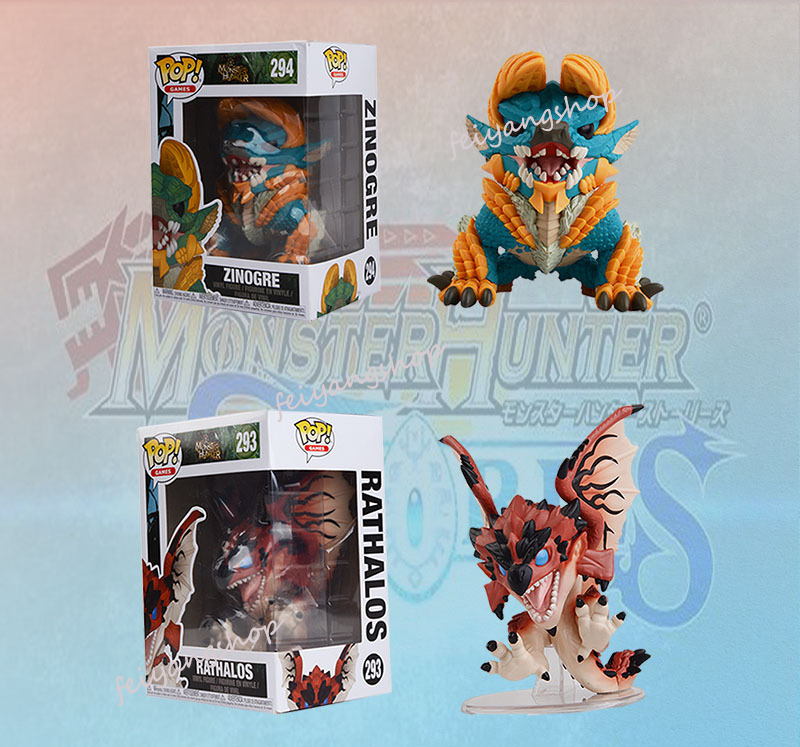 Funko POP Monster Hunter Rathalos ZINOGRE Figure Doll | Shopee Brasil