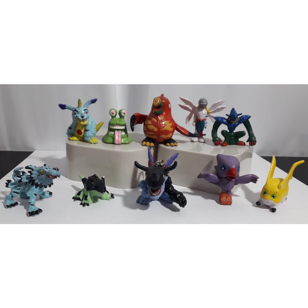 Bonecos em Miniatura dos Personagens do Anime Digimon - Escorrega o Preço
