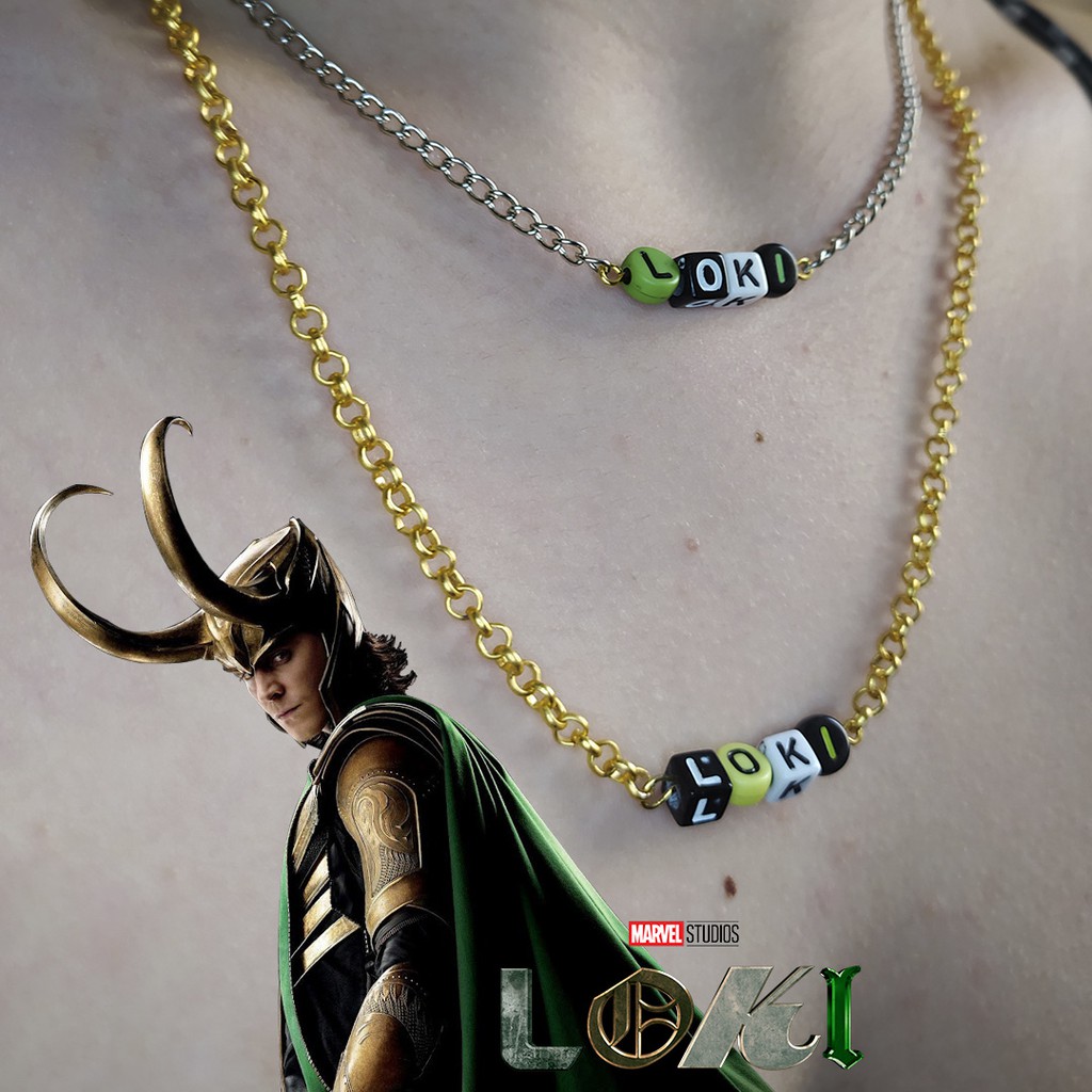 Colar Loki - Escrita / Logo - Marvel | Shopee Brasil