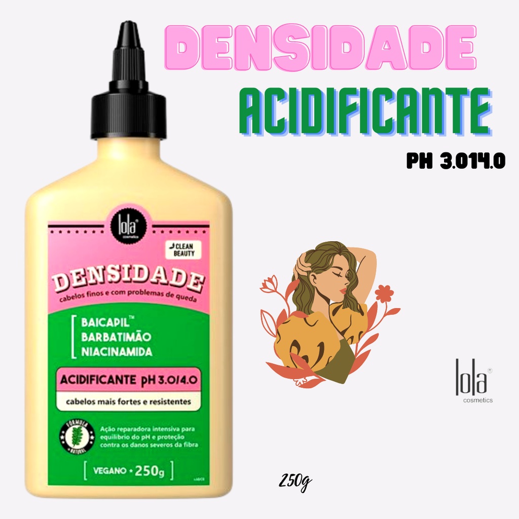 Acidificante Capilar Para Crescimento Forte e Resistente Densidade ...