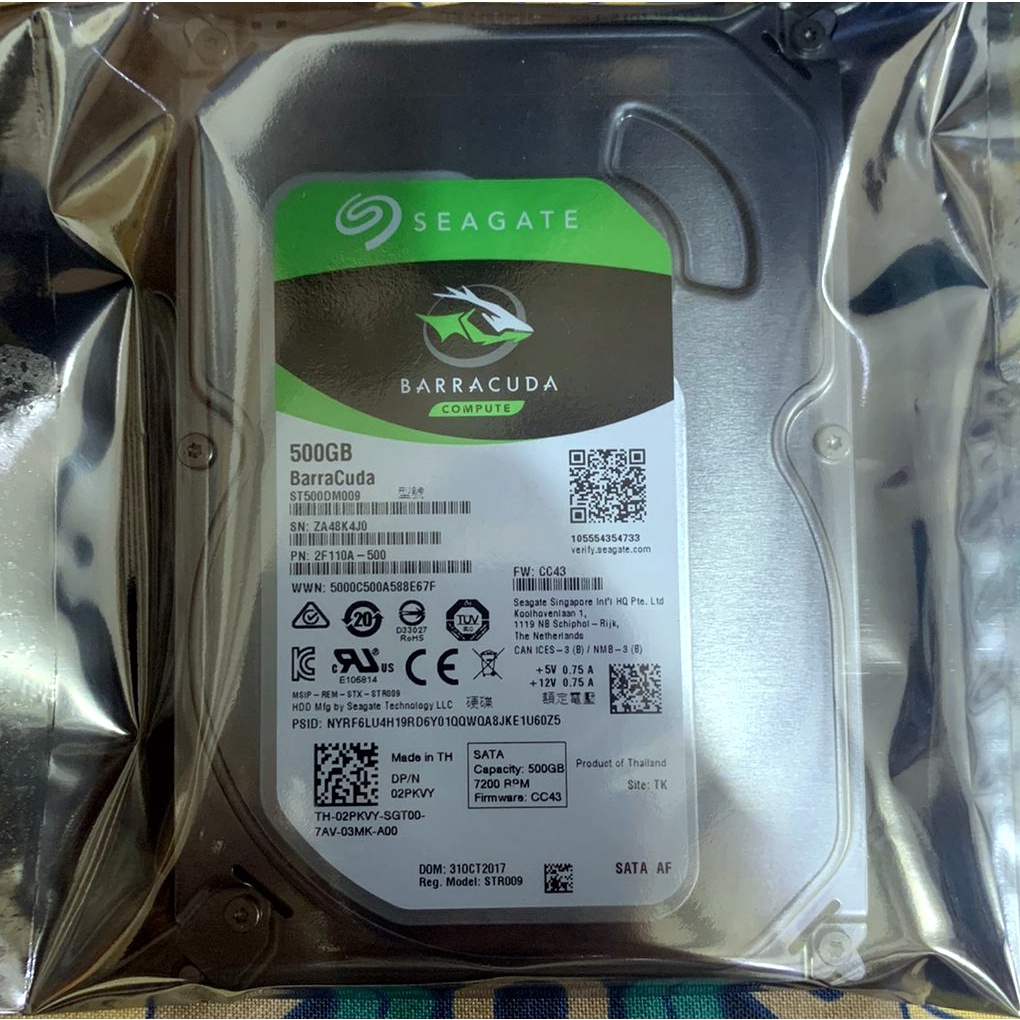 HD seagate 500gb Barracuda 7200rpm cach 32 MB | Shopee Brasil