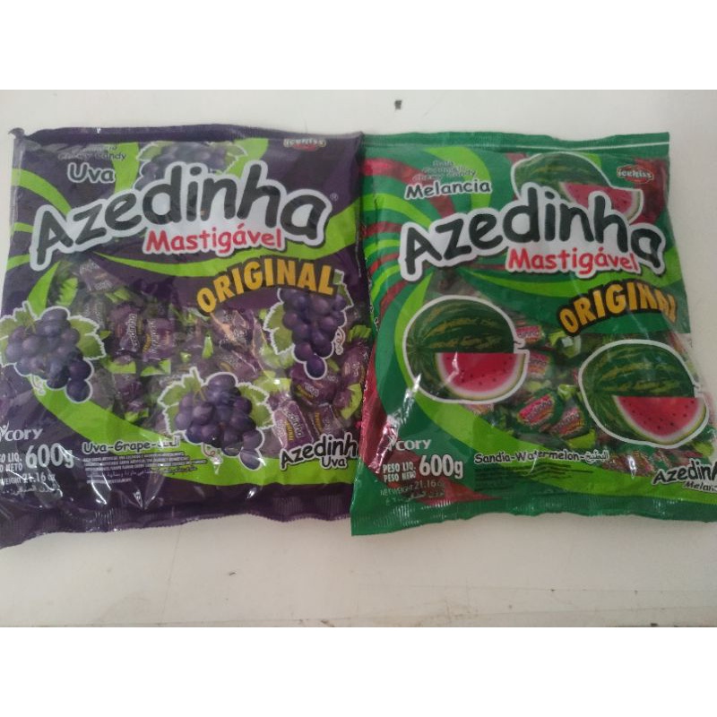 Bala azedinha 600 grs morango,laranja,uva, melancia | Shopee Brasil