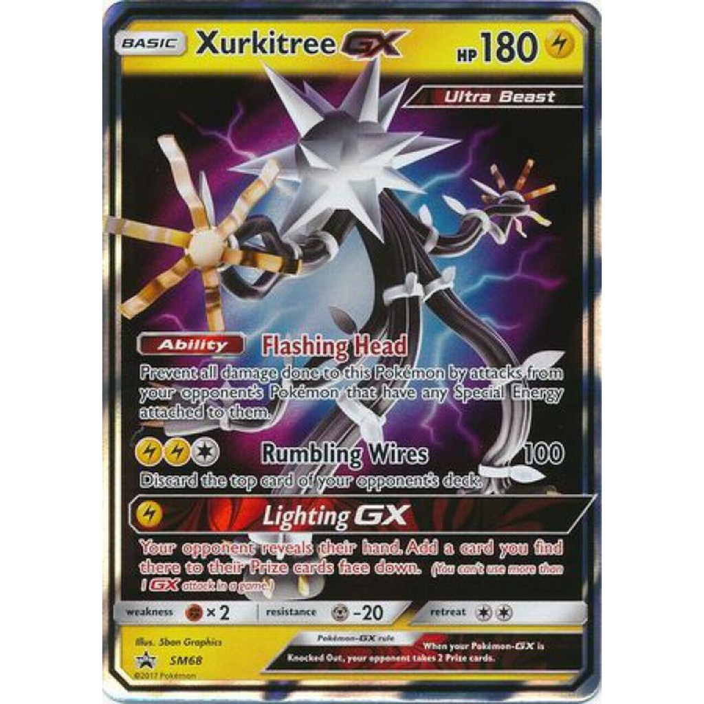 Pokemon Xurkitree GX Promo SM68 | Shopee Brasil