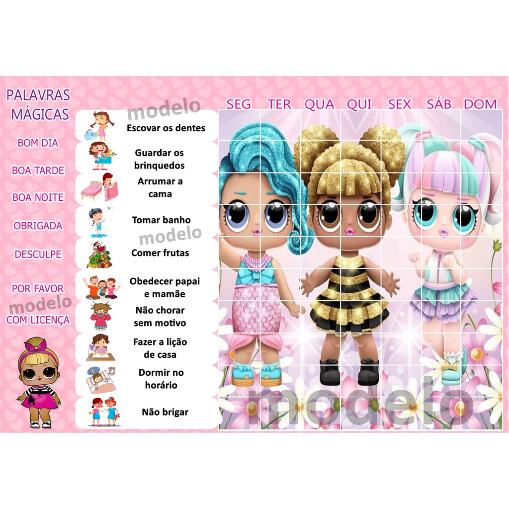 Quadro Imantado Educativo e Incentivo Infantil/ Regras e Combinados ...