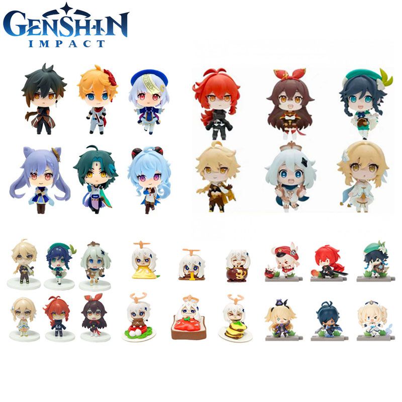Game Genshin Impact figure Capsule Collection Figure Gashapon Gacha ...