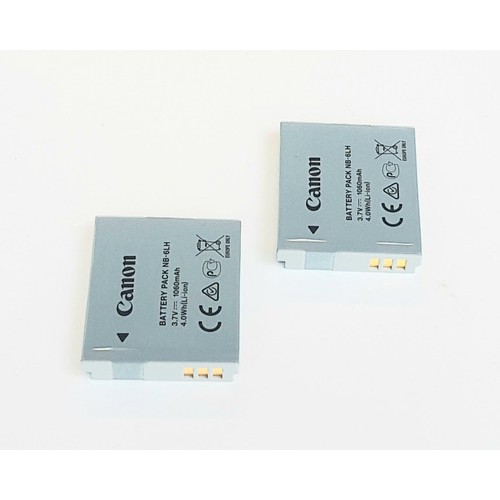 Kit 2 Bateria Original Canon Sx510 Sx170 S200hs Nb-6lh | Shopee Brasil