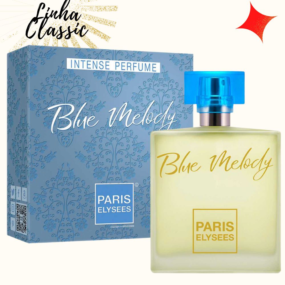 Perfume Blue Melody Paris Elysees 100ML Original | Shopee Brasil