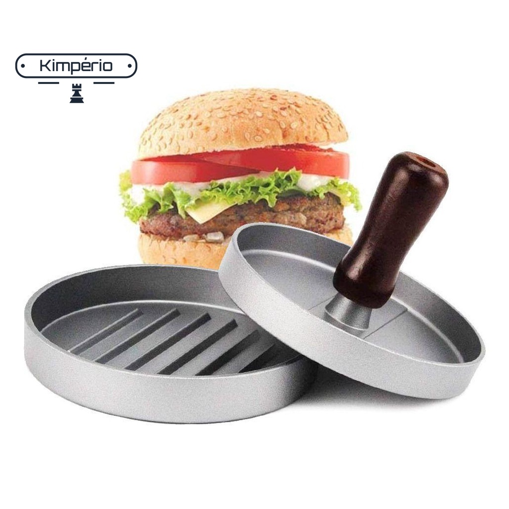 Forma Modelador Prensa Hambúrguer Prático Fácil De Metal - Burger Press ...