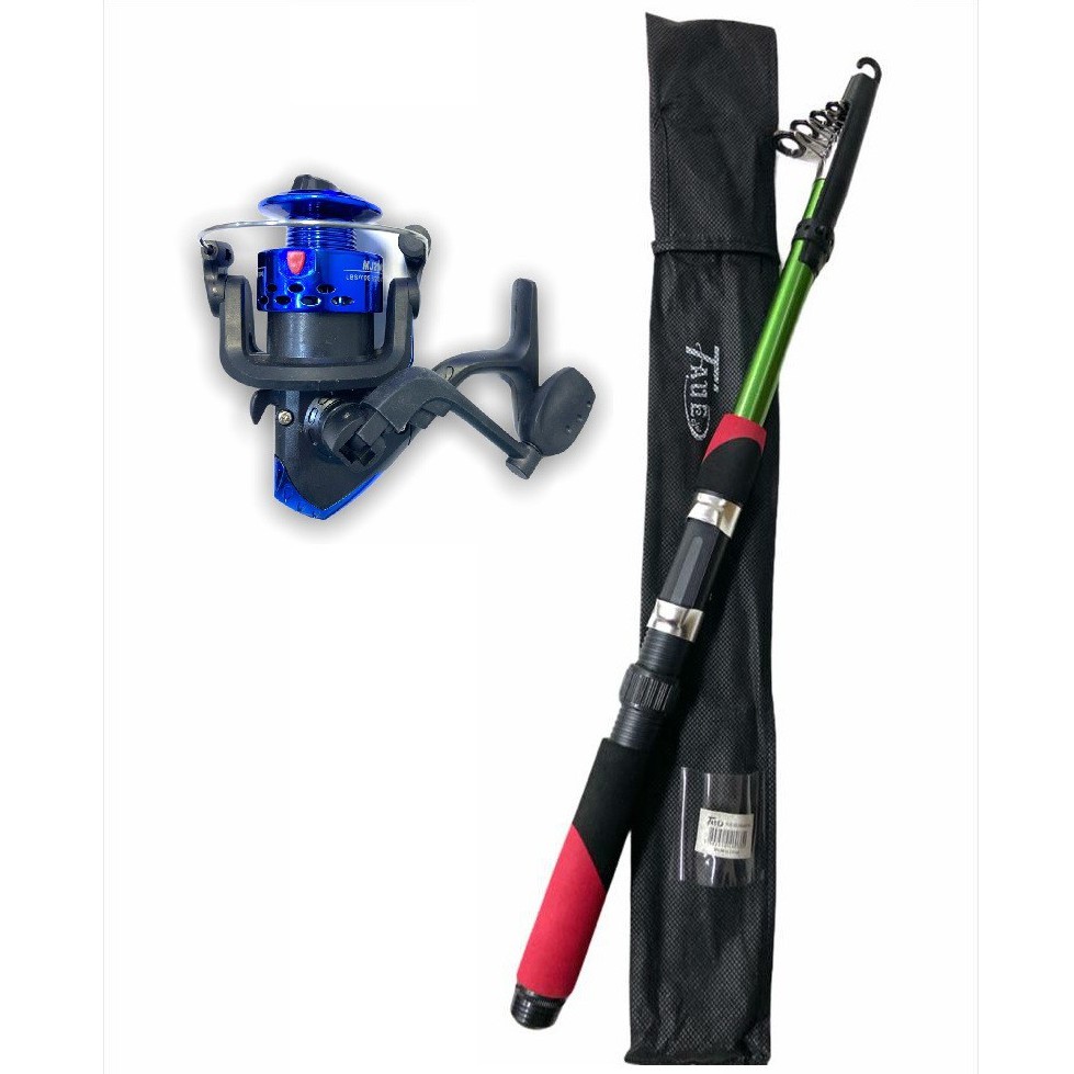 Vara de Pescar Telescópica 2,40 metros com Ponta Fluorescente ...