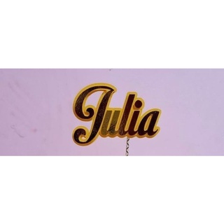 Topper feliz vida ou parabéns ou nome. | Shopee Brasil