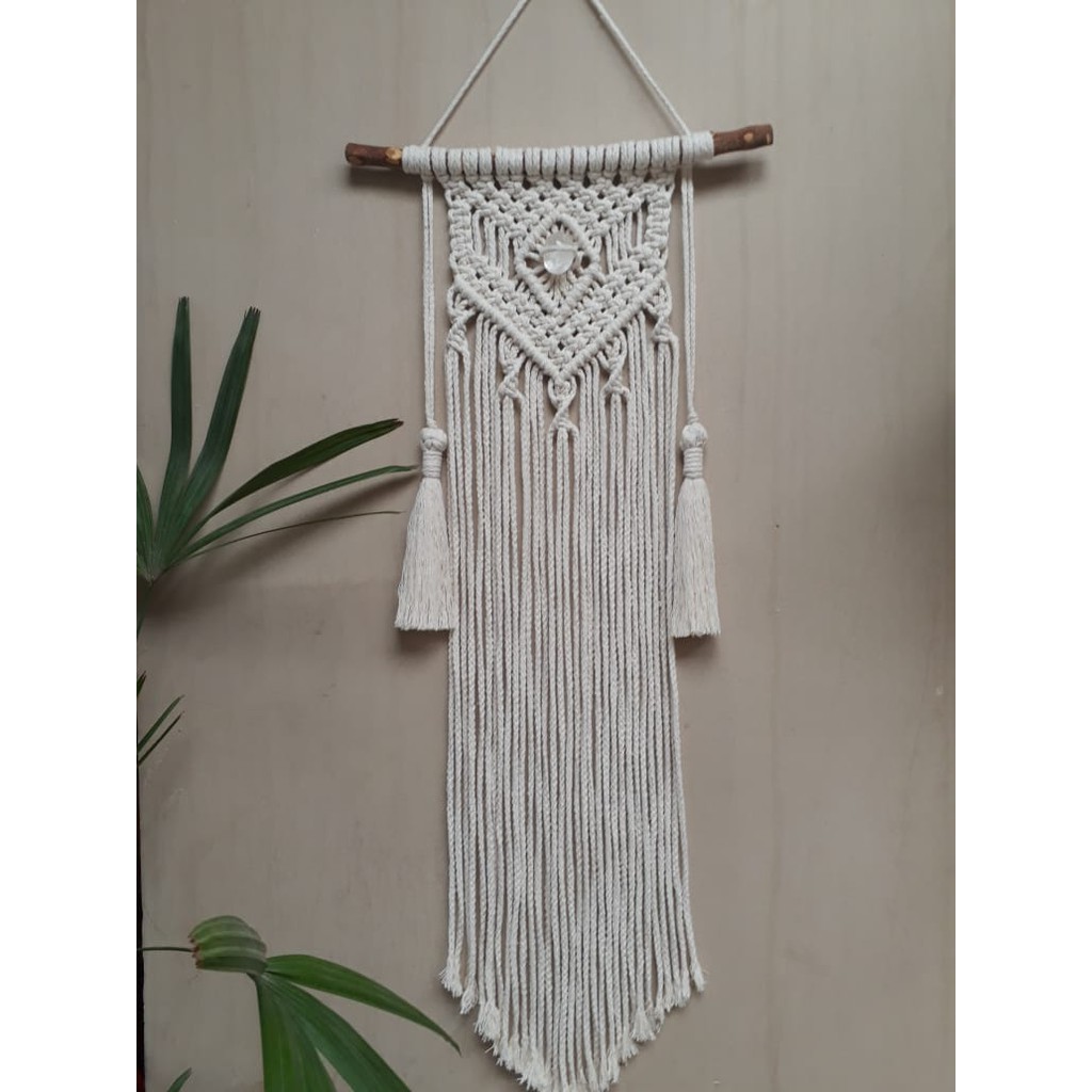 Painel em Macrame Zen (Cada vez mais presente nas decorações das casas ...