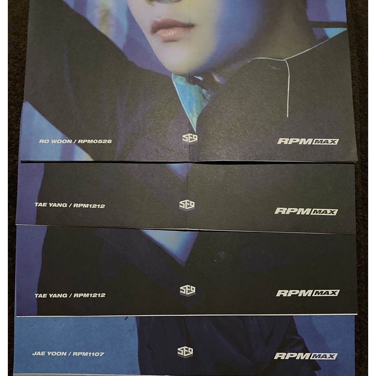 Poster SF9 - RPM Max Version oficial (escolha o membro) card oficial kpop | Shopee Brasil
