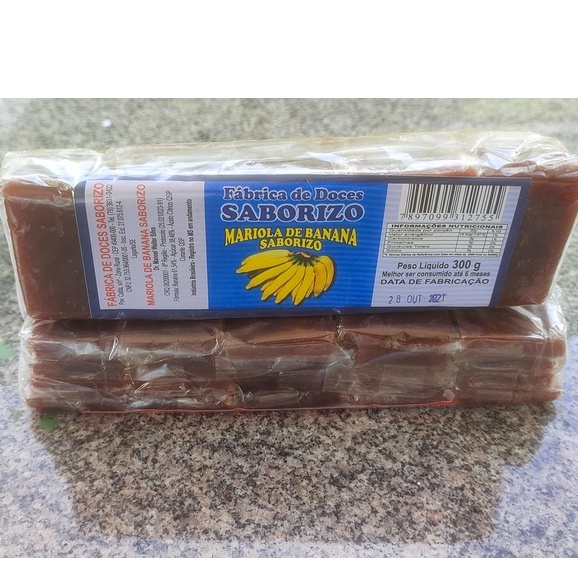 Mariola de Banana, doce de Aracaju, MARIOLA 300G | Shopee Brasil