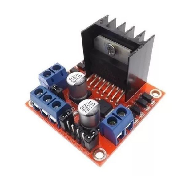 Modulo Ponte h dupla dc motor de passo l298n para arduino robô carro ...