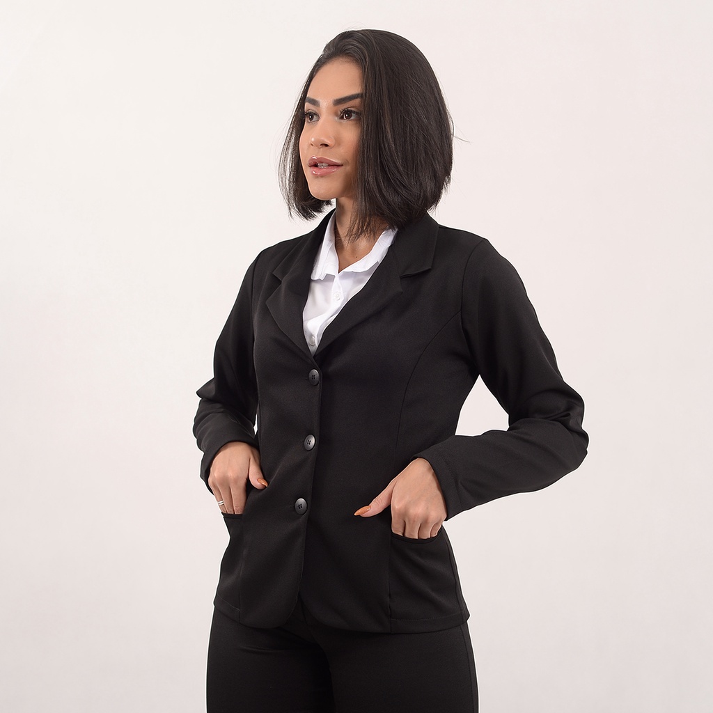 conjunto Feminino Social Blazer +calça Terno Tailleur Direto Da Fábrica ...