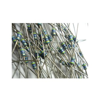 resistor carbono / 470r ou 470 ohms x 1/8w - 5% tolerancia - 5 unidades ...