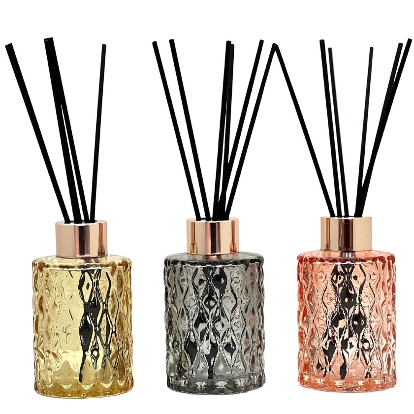 Frasco Para Difusor De Ambiente Vidro 3 Cores 120ml | Shopee Brasil