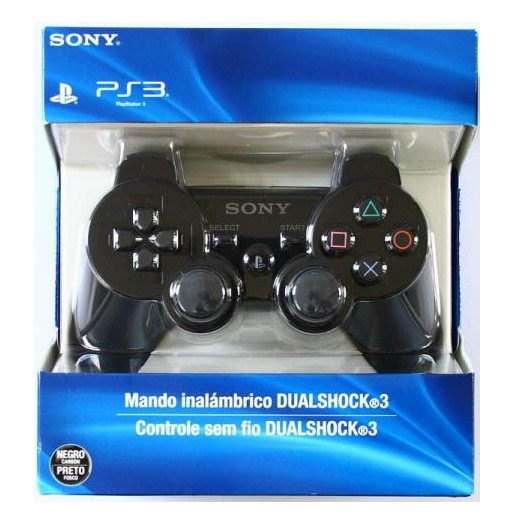 Controle Joystick Sony PS3 - Preto c/Cabo USB | Shopee Brasil