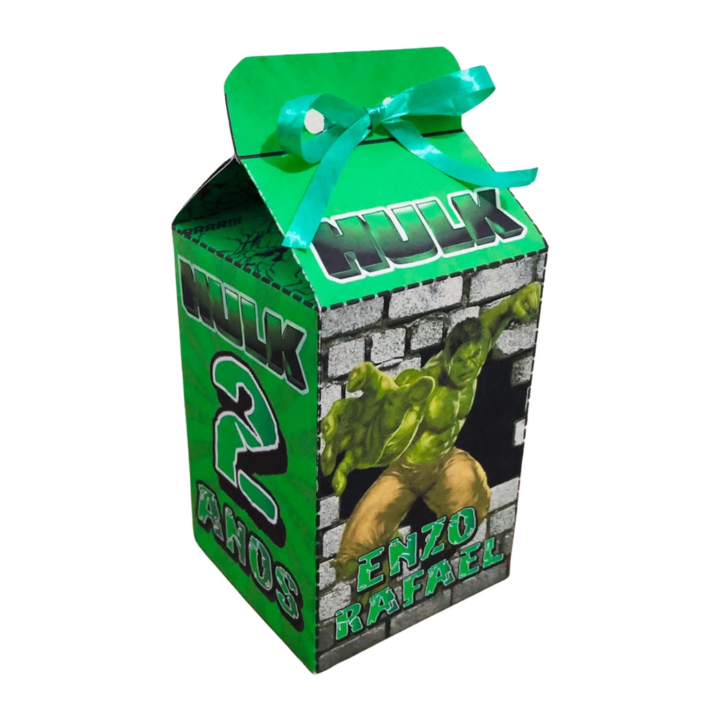 Caixa Milk Hulk Personalizada | Shopee Brasil