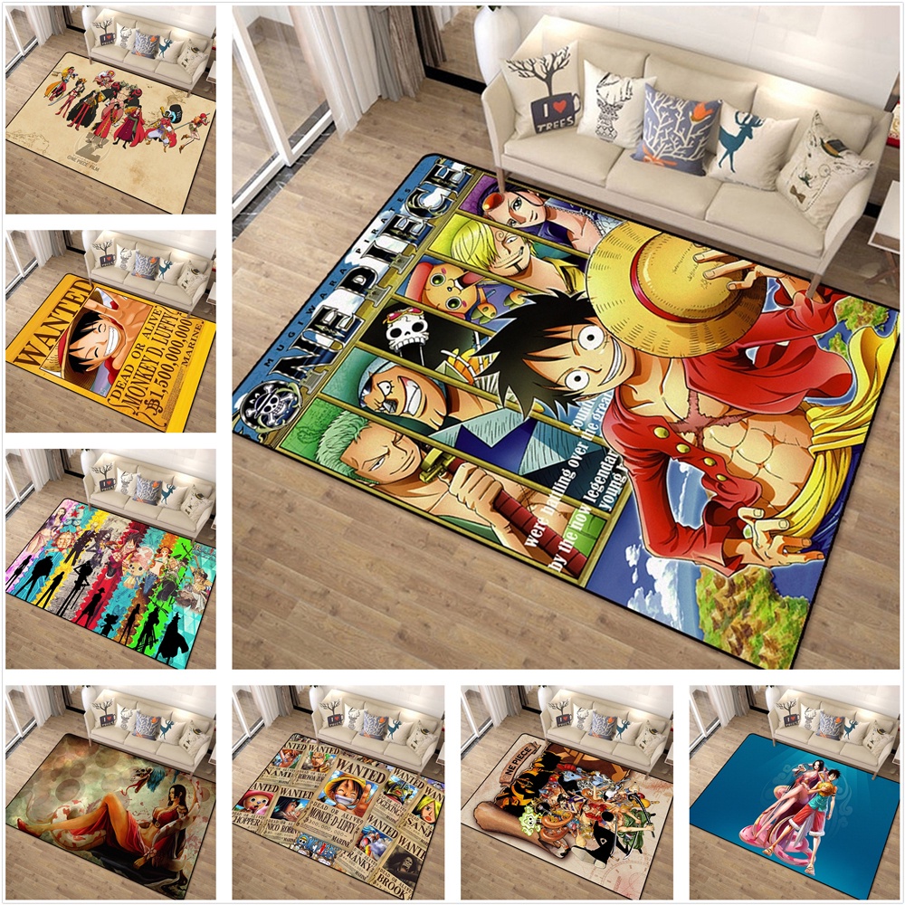 Tapete Anime Personalizado Sofá De Uma Peça One Piece Cartoon Floor De ...