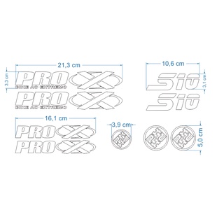 Adesivos Pro X Serie 10 Prox Bmx cross | Shopee Brasil