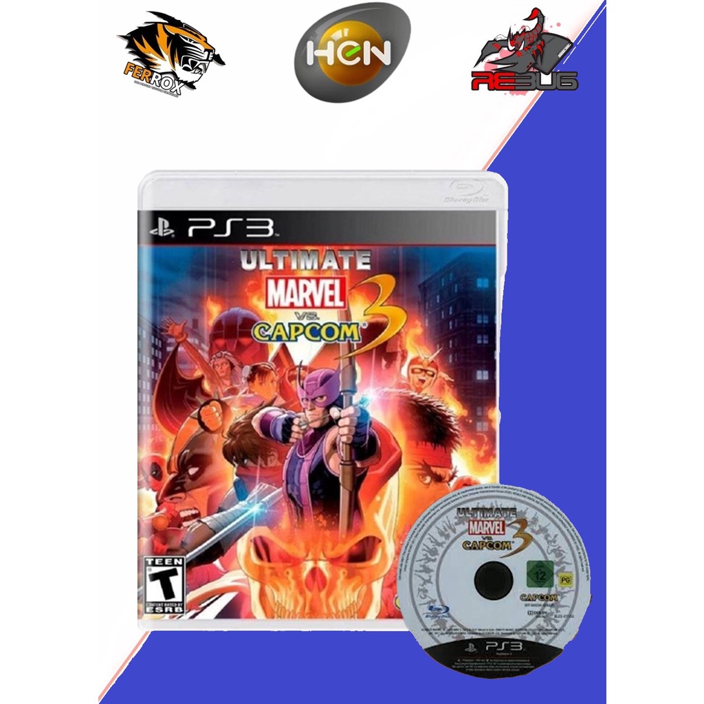 ULTIMATE MARVEL vs CAPCOM PS3 (HEN) | Shopee Brasil