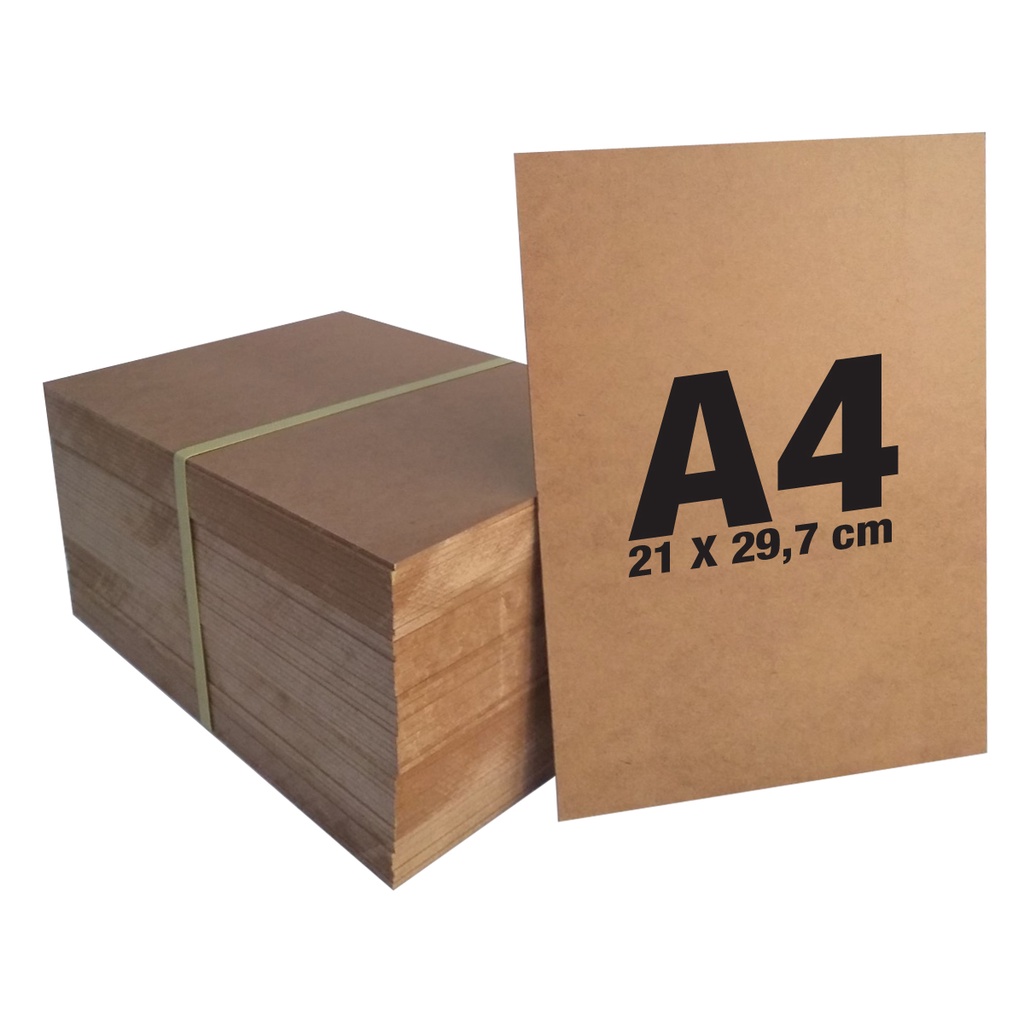 kit 50 Placa de MDF tamanho A4 21x29,7 Sulfite 3mm | Shopee Brasil