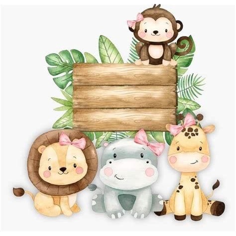 Adesivo Decorativo Infantil Safari | Shopee Brasil