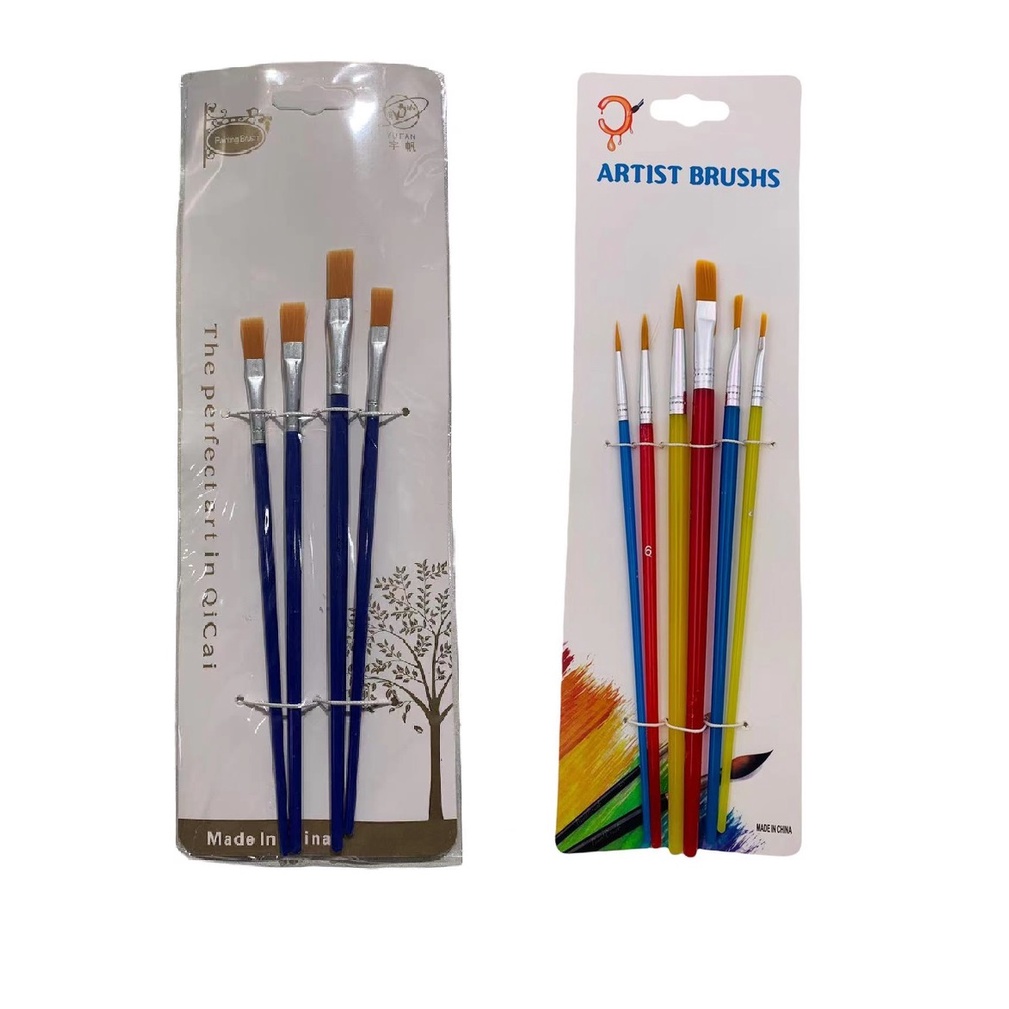 Kit De Pincel Para Pintura Artística, Material Escolar - Faz a Boa!