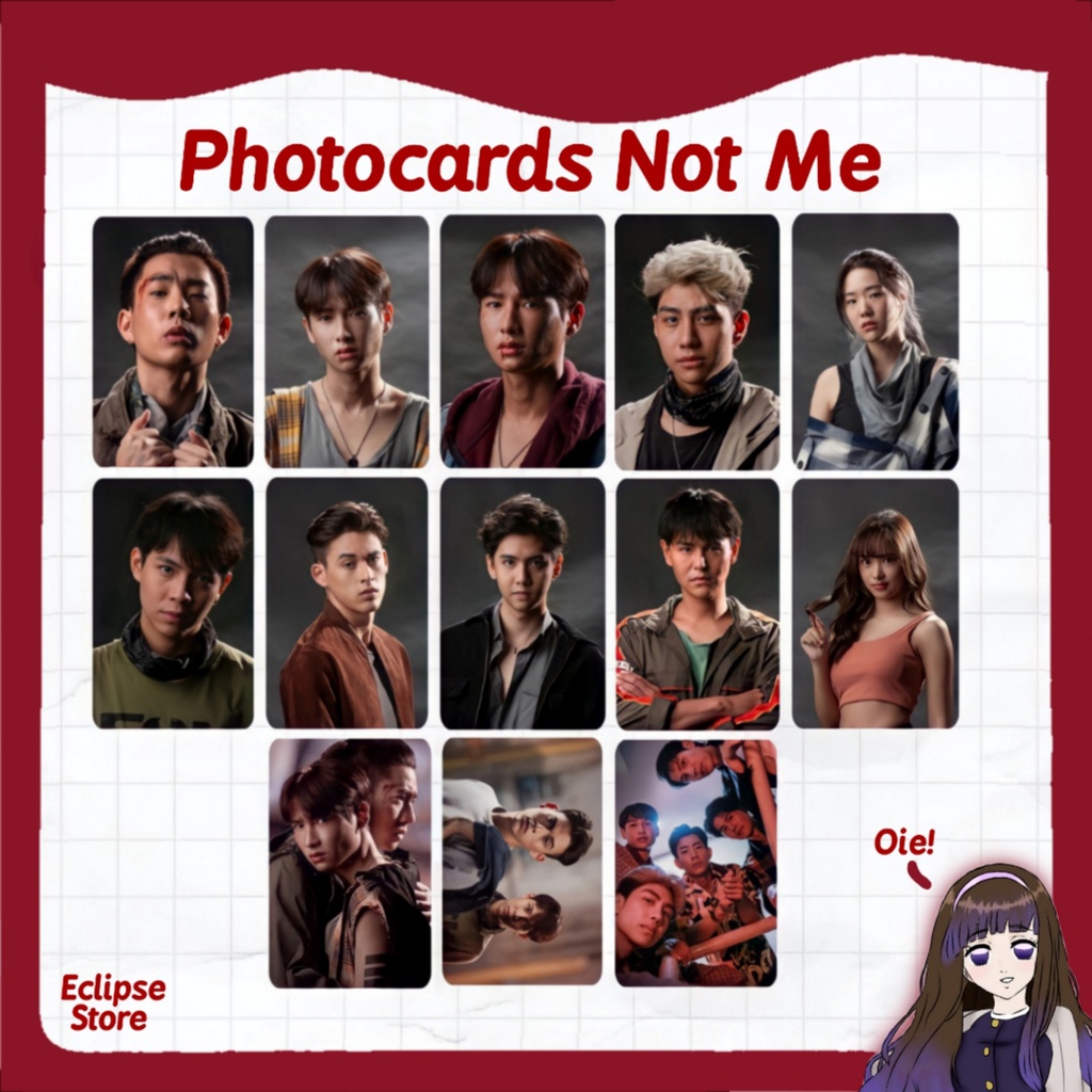 Photocards Not Me | Bl Dramas | Shopee Brasil