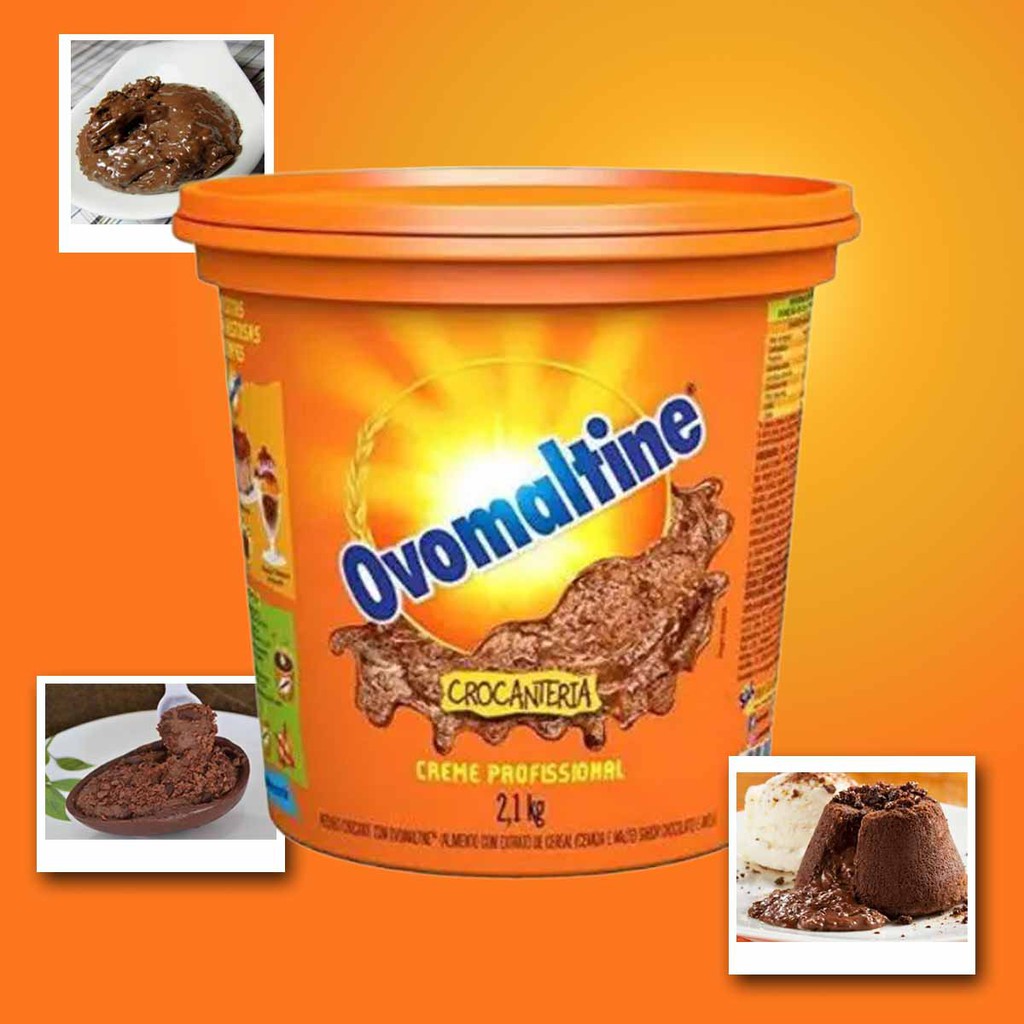 Recheio Pasta de Ovomaltine Cremosa 2,1kg | Shopee Brasil
