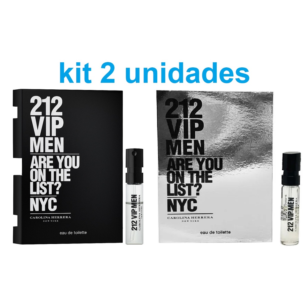 Kit com 2 212 vip men e vip black 1,5ml x 2 - originais | Shopee Brasil