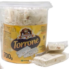 Torrone Tradicional - Pote c/ 20 UN | Shopee Brasil