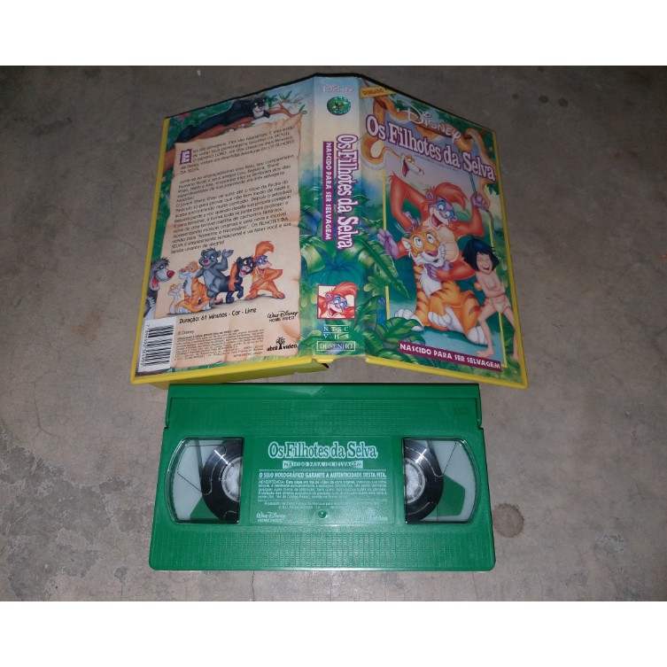 Os filhotes da selva - Fita Vhs Disney Dublado | Shopee Brasil