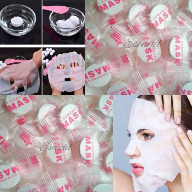 DIY COMPRESSED MASK – MASCARA FACIAL COMPRIMIDA C/ 30und | Shopee Brasil