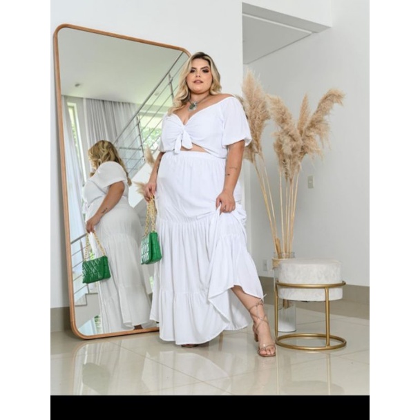 conjunto Plus size. | Shopee Brasil
